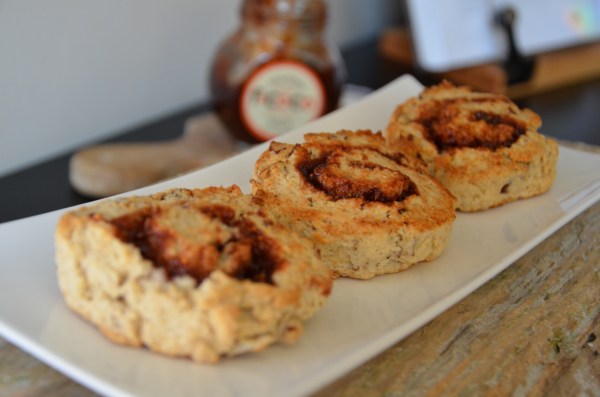 Cocoa -Figgy Scone Rolls